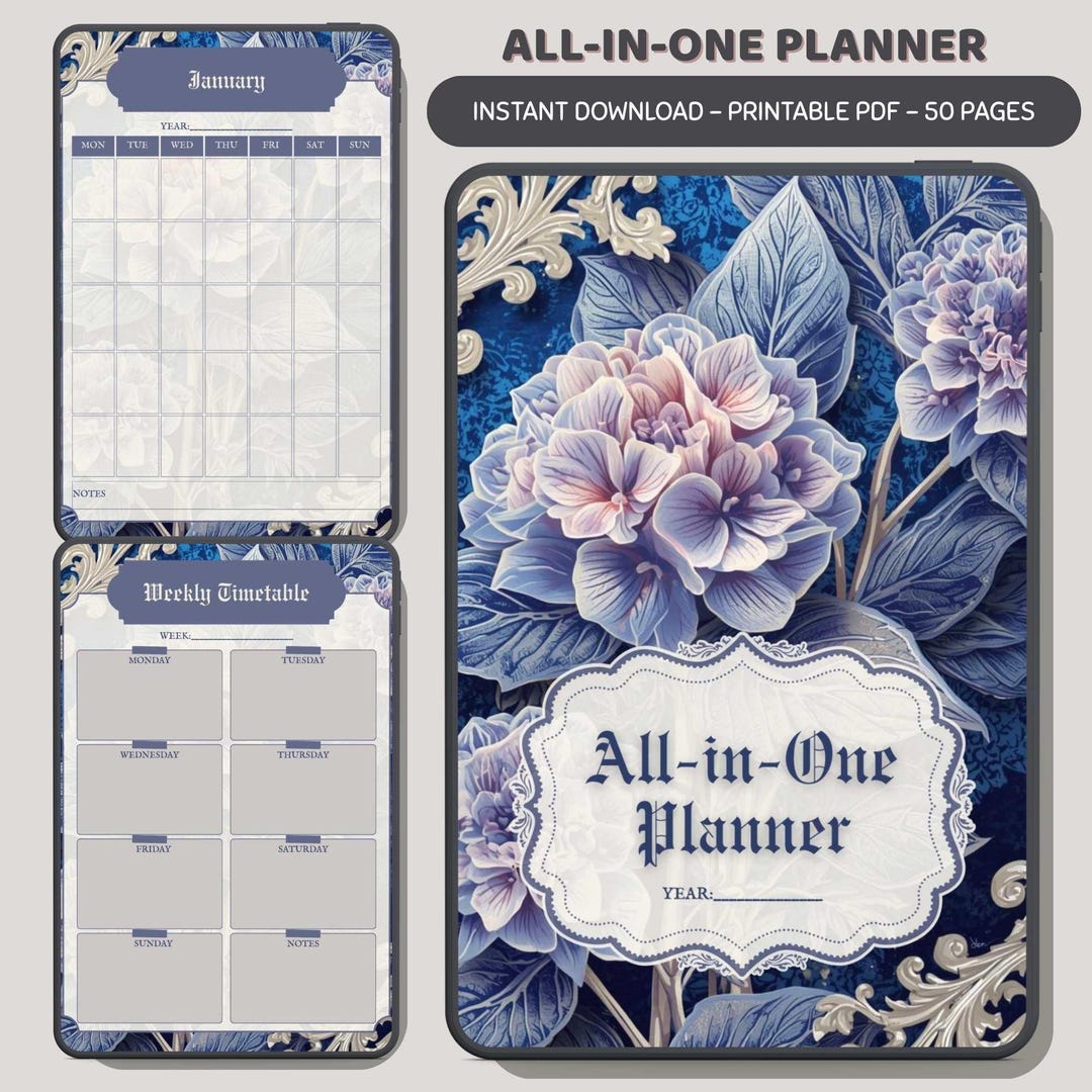 2026 All in One Planner Printable, Ultimate Life Journal Bundle ...