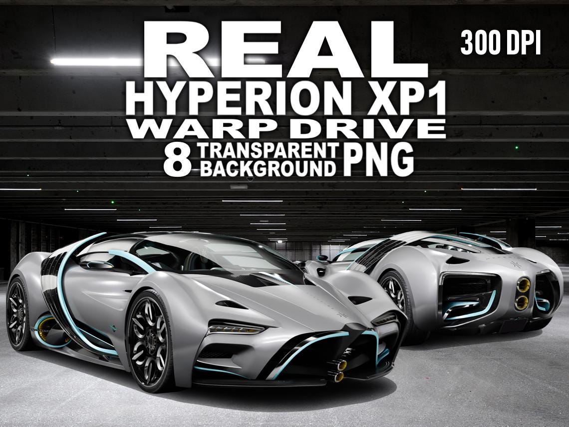 Hyperion XP1 Car PNG Pack: Transparent Background, 300 DPI (digital ...