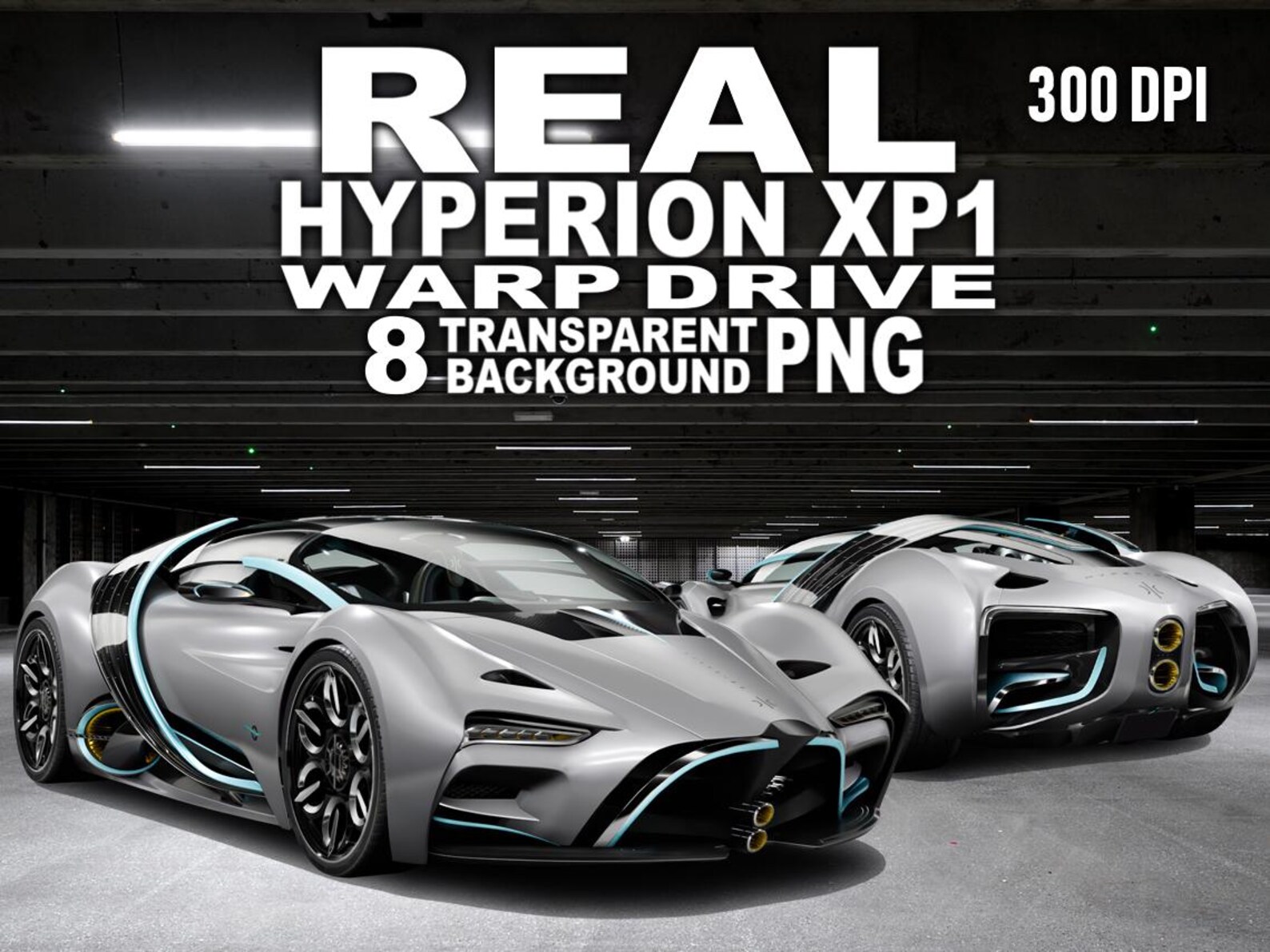 Hyperion XP1 Car PNG Pack: Transparent Background, 300 DPI (digital ...