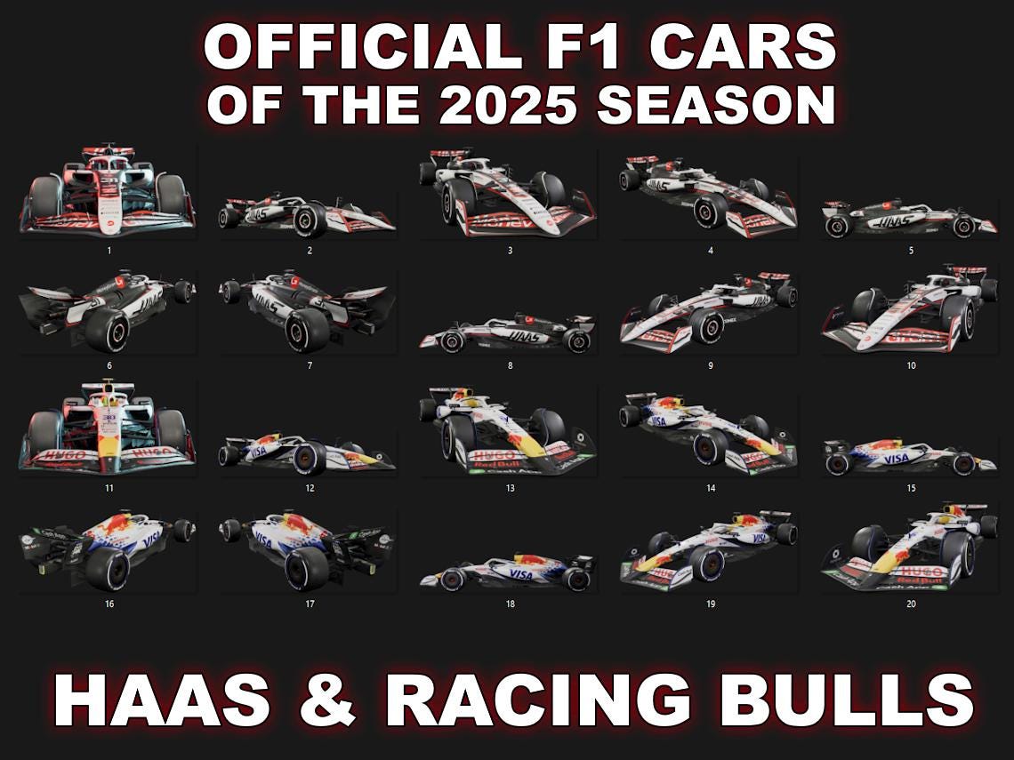 F1 Drivers & Cars 2025 PNG Mega Pack: Transparent Files - Etsy