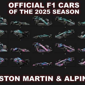 F1 Drivers & Cars 2025 PNG Mega Pack: Transparent Files - Etsy