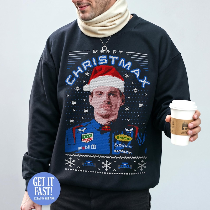 F1 Christmas Sweater Men - Etsy UK