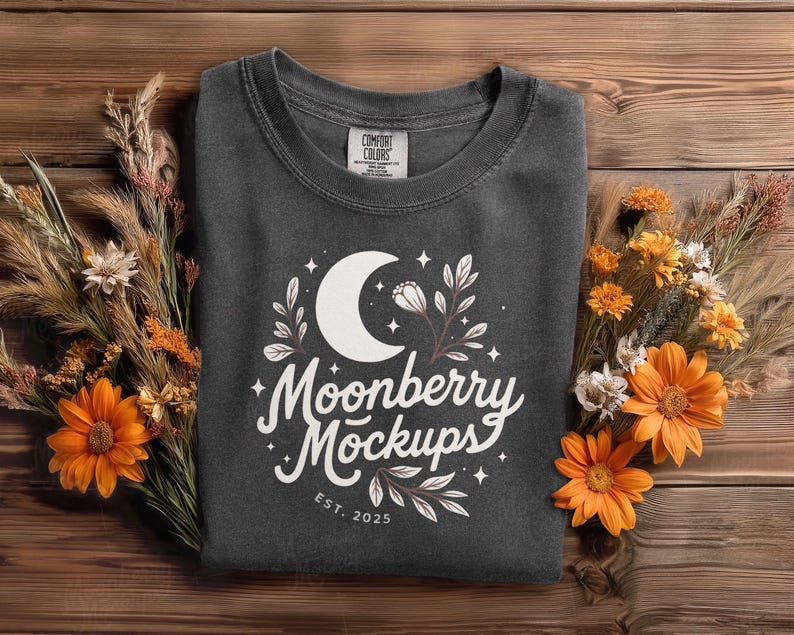 Comfort Colors 1717 Mockup Bundle, T-shirt Mockup Flat Lay, Folded ...
