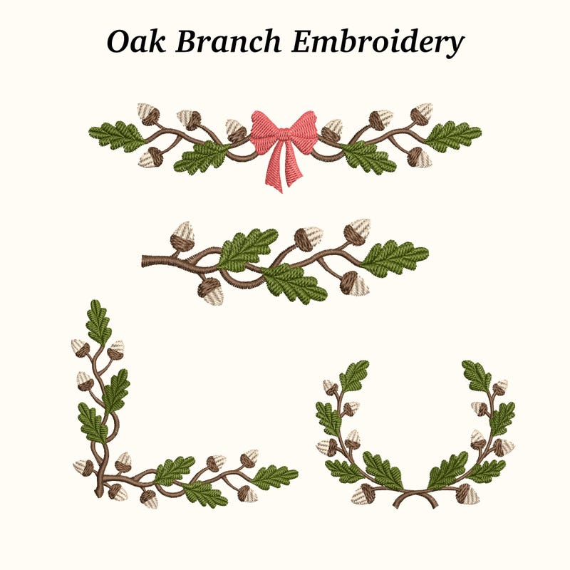 Oak Branch - Etsy