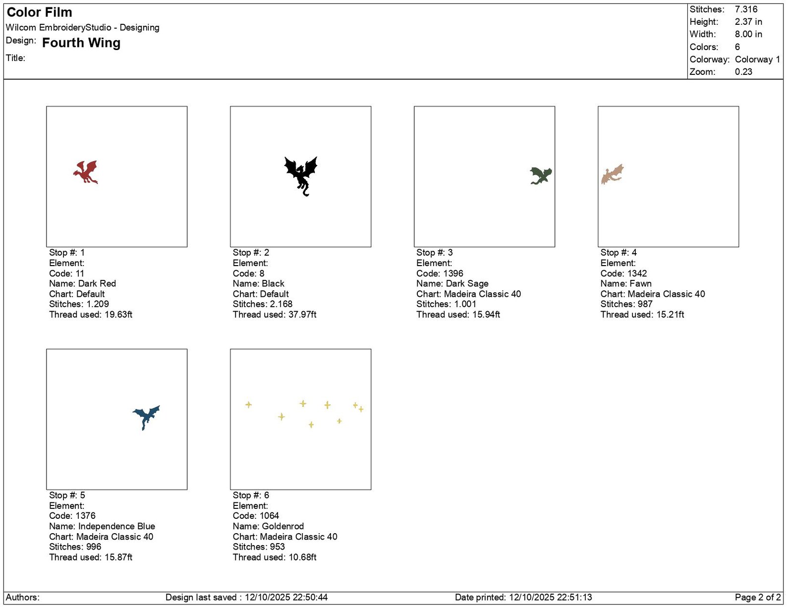 Fourth Wing Embroidery Designs | Flying Dragon Patterns | Bookish ...