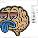 Brain Rot Embroidery Design: Funny Meme Pattern (EMB Files) - Etsy
