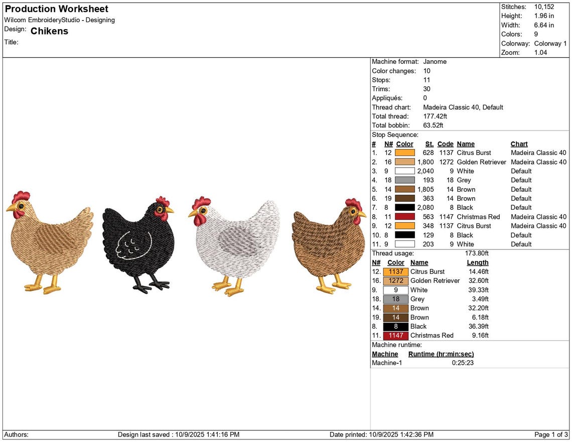 Chickens Embroidery Designs Set | Farm Chicken Patterns | Barnyard ...