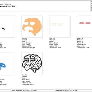 Brain Rot Embroidery Design: Funny Meme Pattern (EMB Files) - Etsy