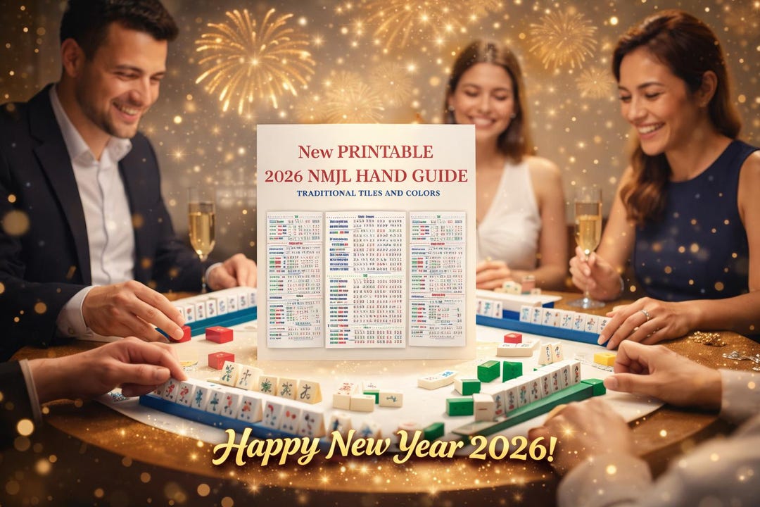 Mahjong Made Easy 2025 – NMJL Printable Hands Guide | Beginner ...