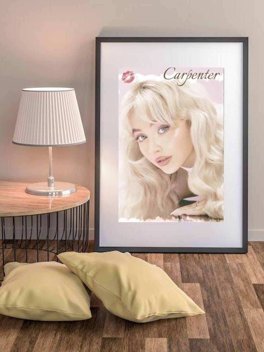 Sabrina Carpenter Poster Pastel Colors | Pop Singer Wall Art | Iconic ...