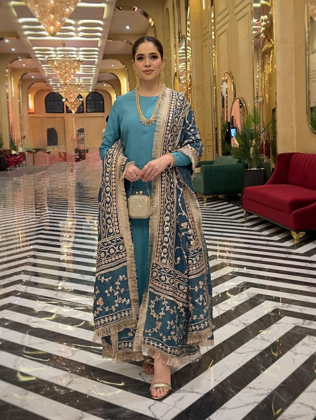 Pakistani Nikkah Outfit | Hand Embroidered Raw Silk Wedding Wear - Etsy