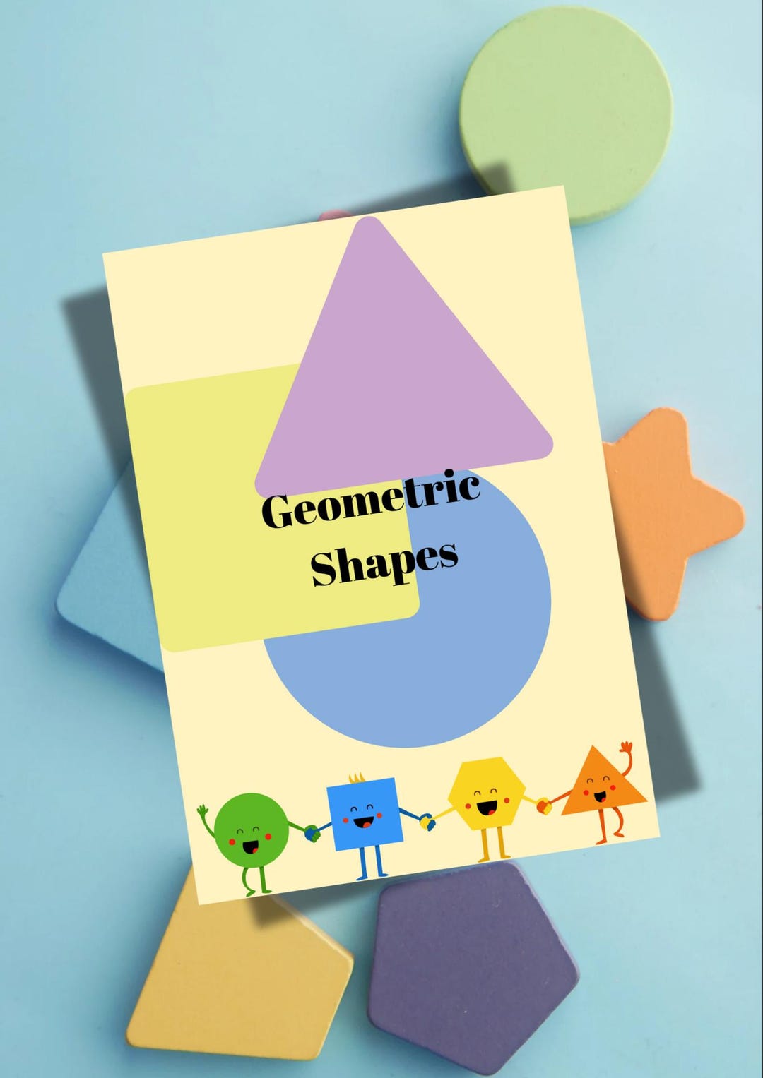 GEOMETRIC SHAPES • Tracing Book • Printable - Etsy