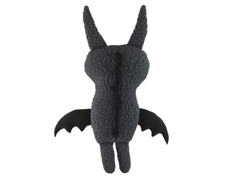 Stuffed Plush Bat Worry Monster Doll Monster Toy Skeleton | Etsy