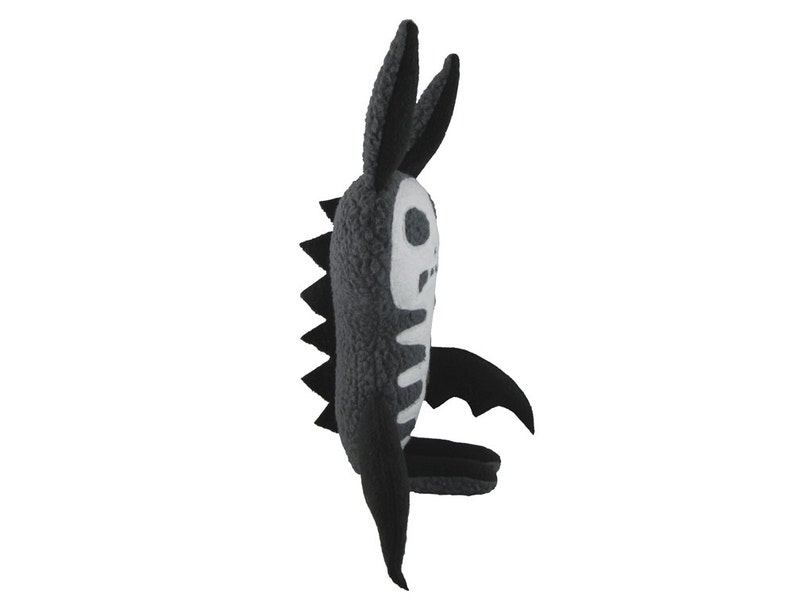 Stuffed Plush Bat Worry Monster Doll Monster Toy Skeleton | Etsy