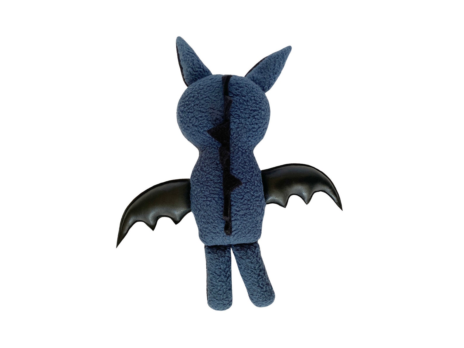 Stuffed Plush Fabric Monster Toy Batty the Happy Monster - Etsy