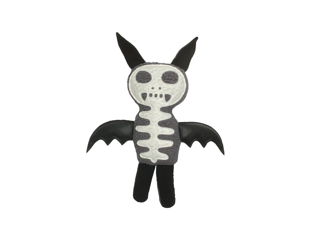 Stuffed Plush Bat, Worry Monster Doll, Monster Toy, Skeleton Bat ...