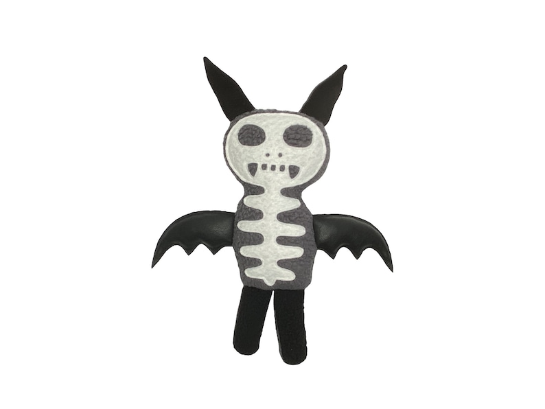 Stuffed Plush Bat, Worry Monster Doll, Monster Toy, Skeleton Bat ...