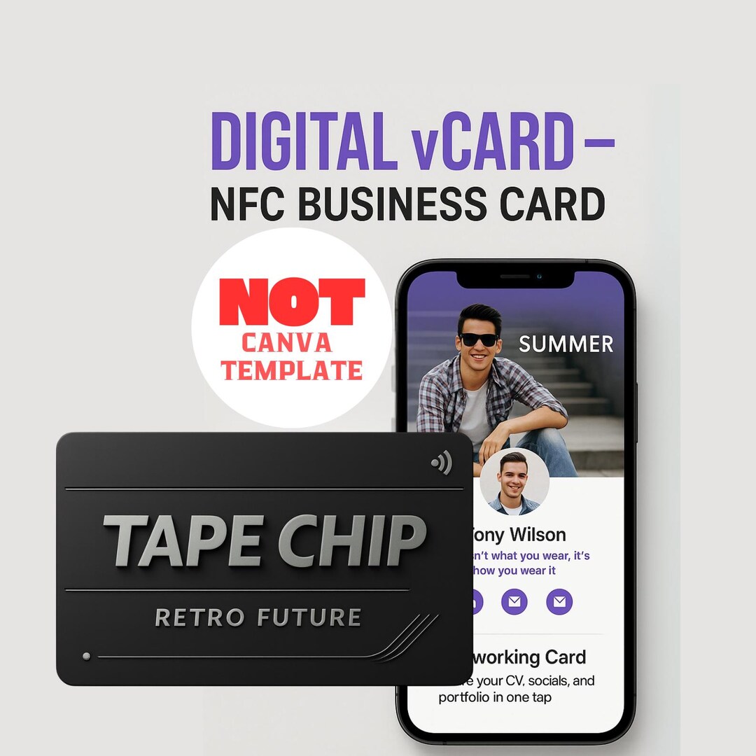 Digital Vcard – NFC Business Card – Hosted, Editable & Dynamic Identity ...
