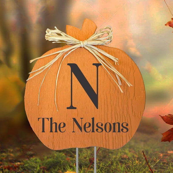 Wooden Pumpkin Sign - Etsy