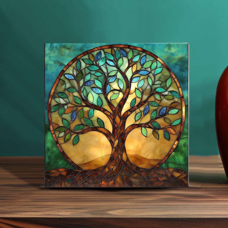 Tree of Life Tile - Etsy