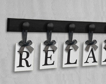 Relax Wall Letters | Etsy