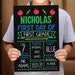 Customizable First Day of School Chalkboard Sign - Reusable Back-to ...