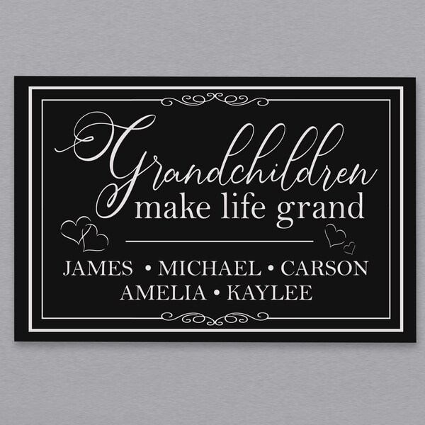 Grandchildren Sign - Etsy