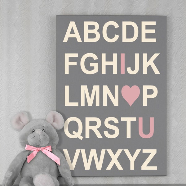 Alphabet I Love You - Etsy