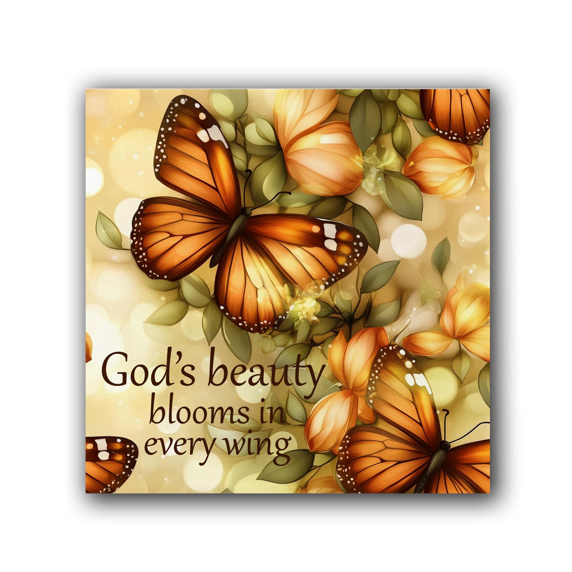 Christian Garden Plaque With Butterflies – Faith Outdoor Decor ...