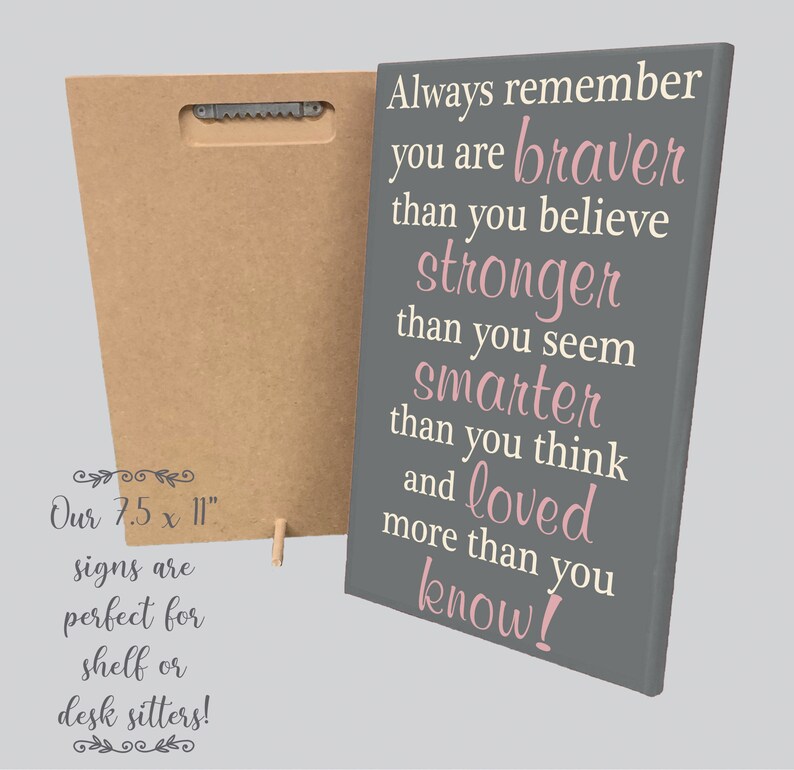 You Are Stronger Than You Think Sign Sign You Are Stronger | Etsy