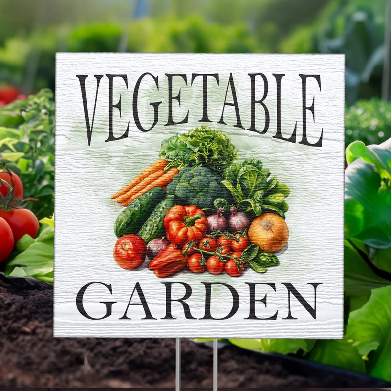 Vegetable Garden Signs - Etsy