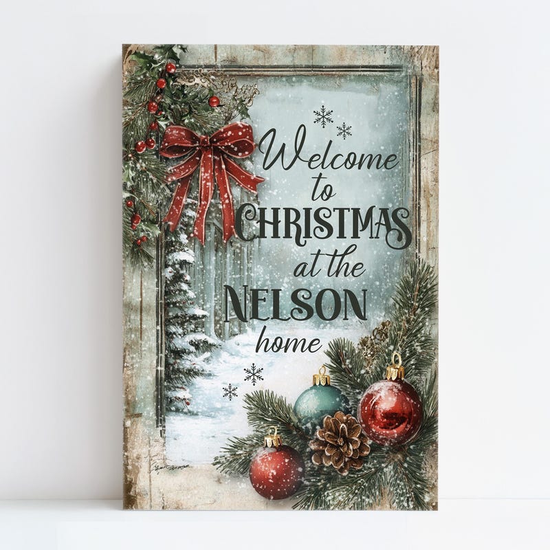 Holiday Decor Sign - Etsy