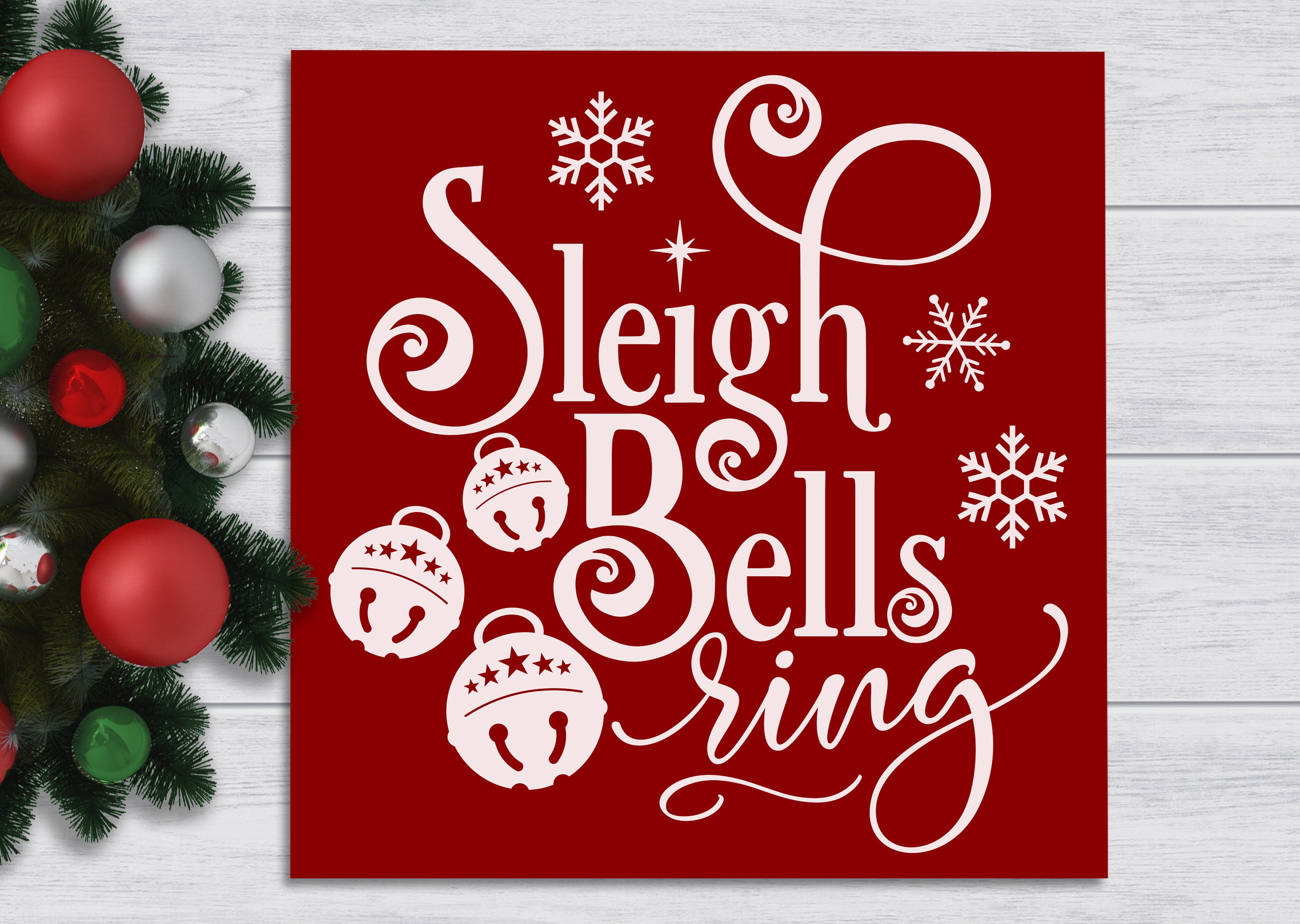 Christmas Sleigh Bells On Sleigh