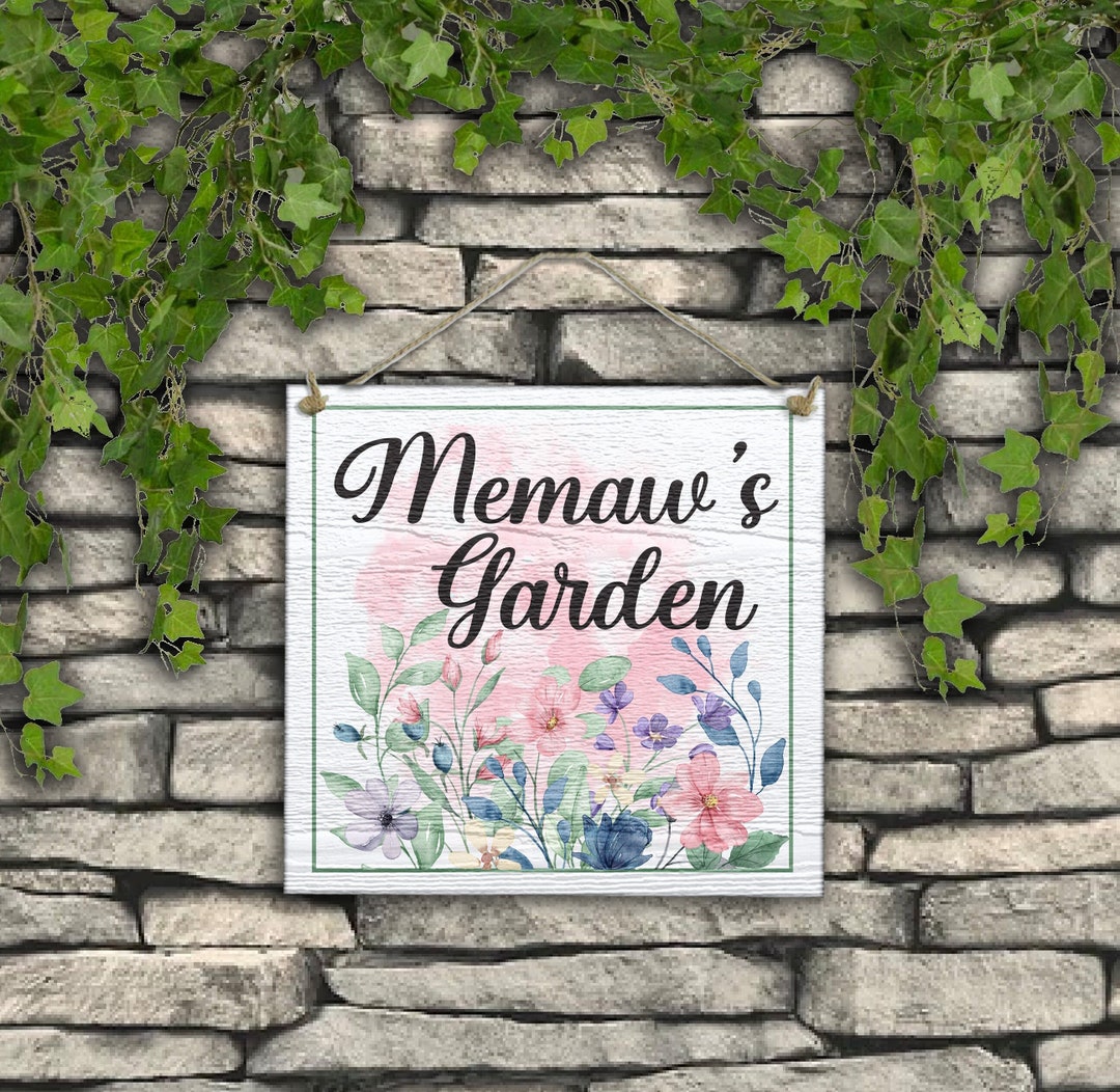 Personalized Garden Plaque Outdoor Sign Your Name Here on - Etsy