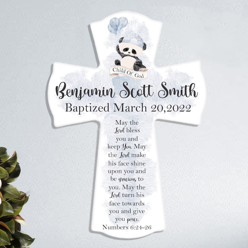 Godparent Blessing Cross - Etsy