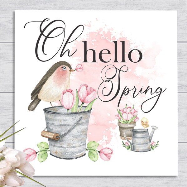 Hello Spring - Etsy