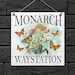 Garden Weatherproof Sign "monarch Waystation" Nature-inspired Yard Lawn ...