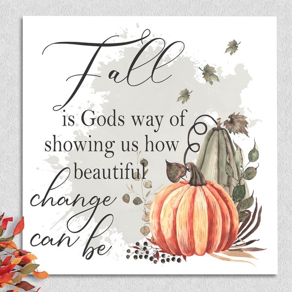 Christian Fall Signs - Etsy