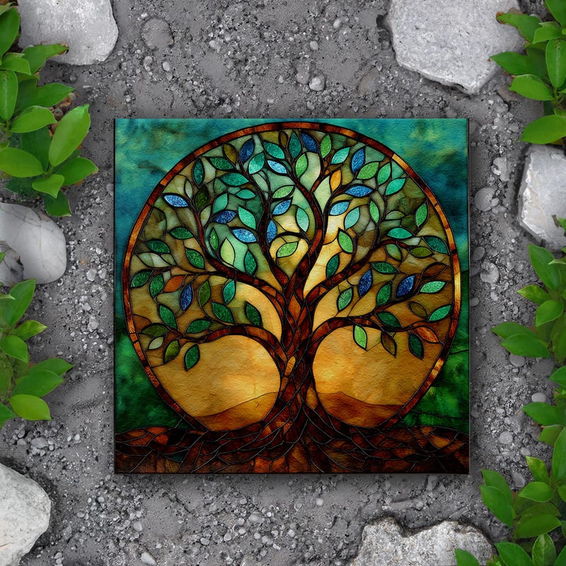 Tree of Life Tile - Etsy