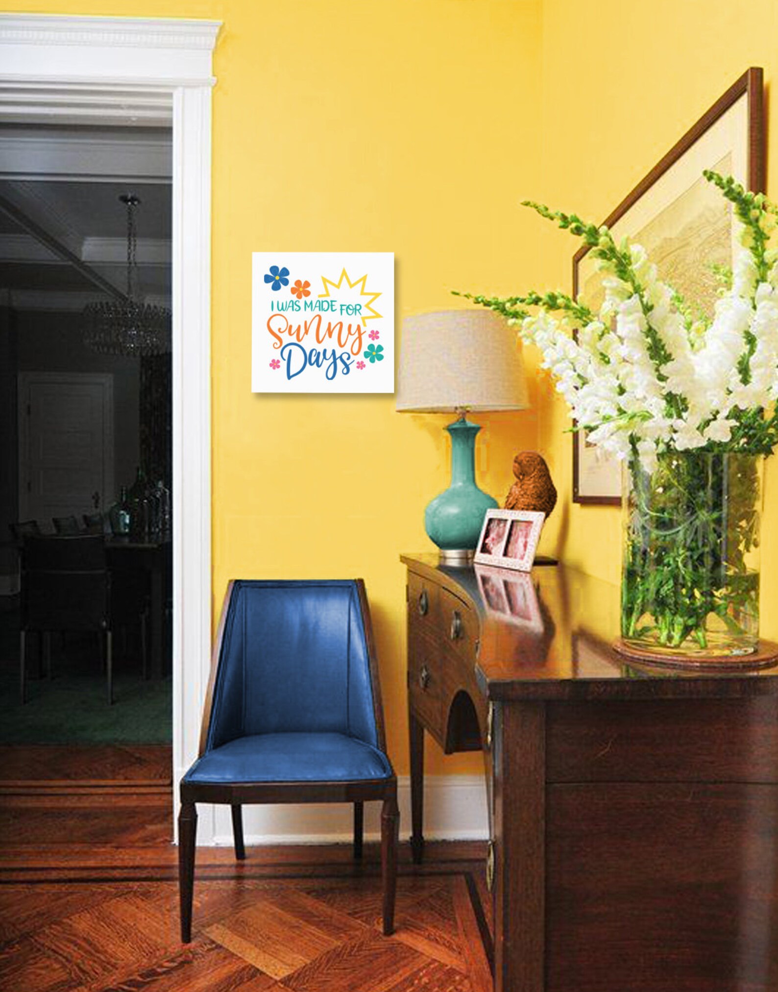 Summer Decor I Was Made for Sunny Days Sign Summer Wall - Etsy