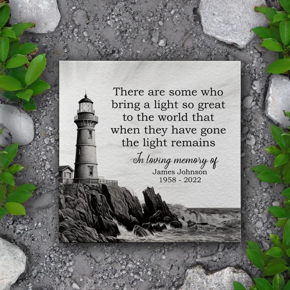 Lighthouse Garden Statue In Memory Lighthouse Statue Garden