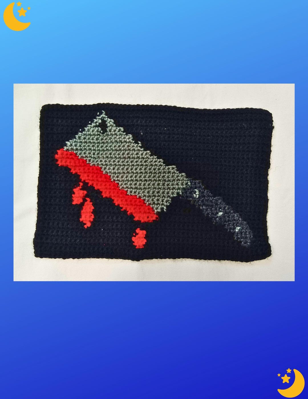 Butcher Knife Crochet Graph Pattern - Etsy