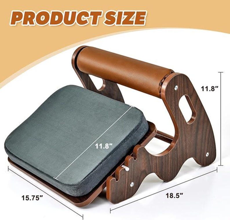 Handmade Wooden Rocking Foot Rest: Ergonomic Under Desk Foot Stool - Etsy