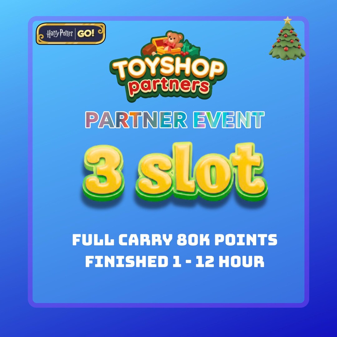 TOYSHOP Partners 3 SLOT - MONOPOLY_GO Event Partnerfull Carry Service ...