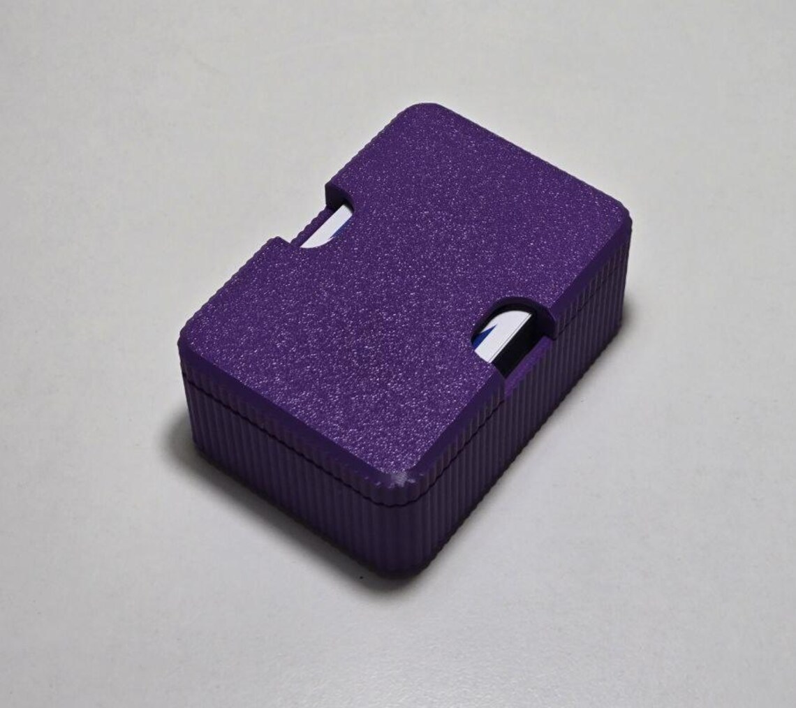 3D Printed Card Game Box, Travel Deck Case, Plastic Organizer - Etsy