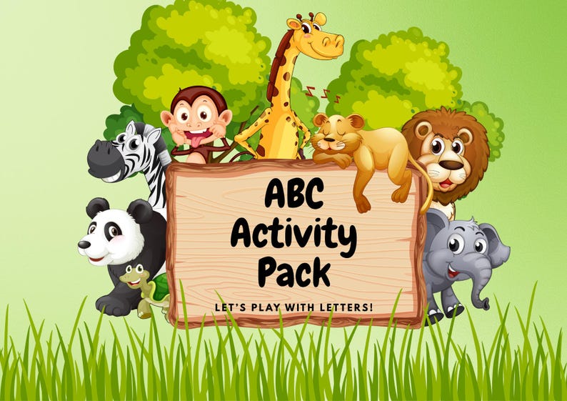 Alphabet Printable Book for Kids | ABC Animal Book | Preschool Learning ...