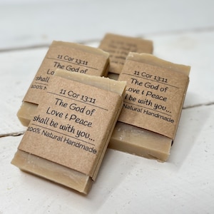 Bible Verse Soap Bars, Personalized Mini Soaps, Guest Soap, Logo Soap ...