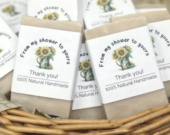 Personalized Wedding Soap Favors for Guests Rustic Soap - Etsy