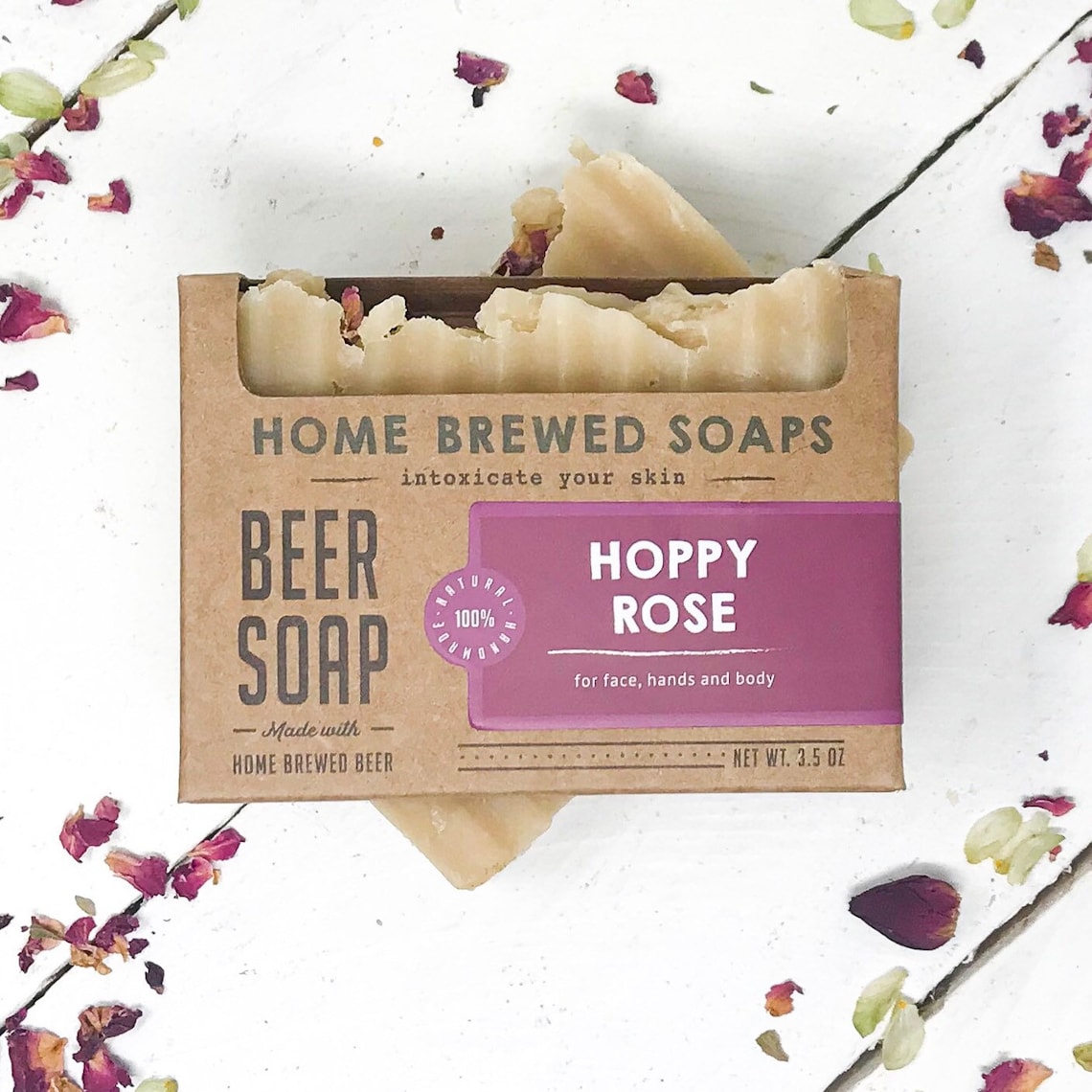 Handmade Soap Hoppy Rose Soap Bar Made in USA Vegan Soap - Etsy