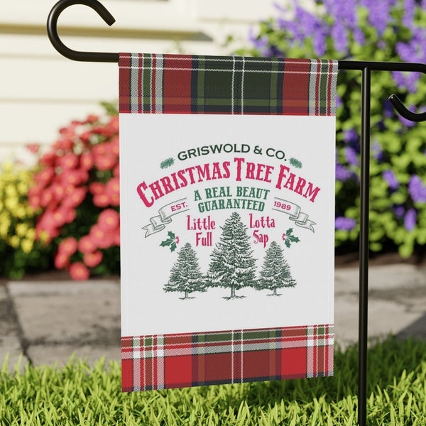 Griswold Christmas Garden Flag - Etsy